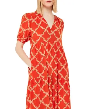 Whistles Daisy Trellis Trapeze Dress