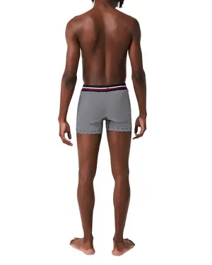 Lacoste Cotton Stretch Jersey Long Boxer Briefs, Pack Of 3