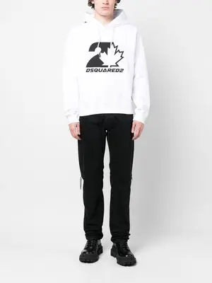 Dsquared2 Logo-print Drawstring Hoodie