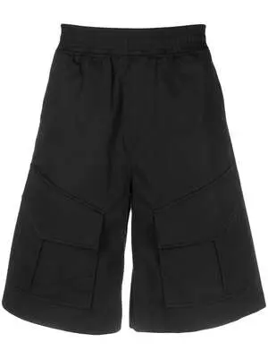 Neil Barrett Elasticated-waistband Bermuda Shorts - Black