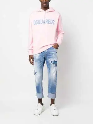 Dsquared2 Distressed Cropped Jeans