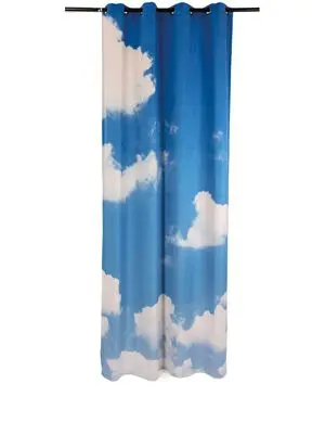 SELETTI Clouds Shower Curtain - Blue
