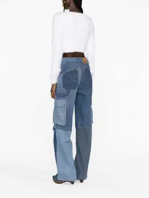 AMBUSH Knitted Cropped Jumper - White