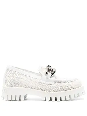 Casadei Tappeur Netweb Loafers