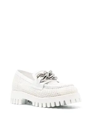 Casadei Tappeur Netweb Loafers