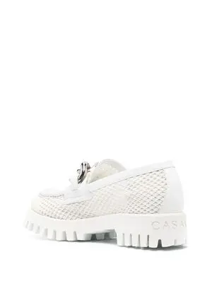 Casadei Tappeur Netweb Loafers
