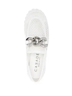 Casadei Tappeur Netweb Loafers