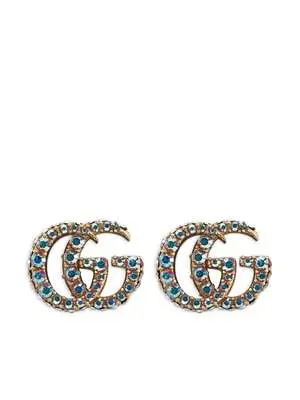 Gucci Double G Crystal-embellished Earrings
