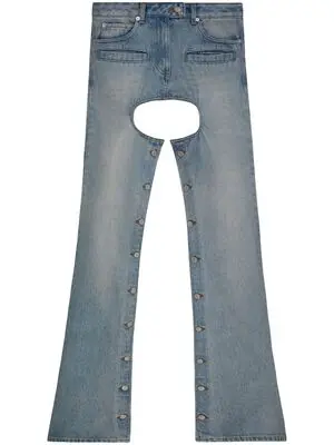 Courreges Button Detailed Jeans For Women
