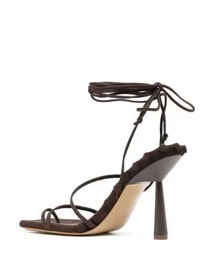 GIABORGHINI Gia/rhw Rosie Suede Sandals