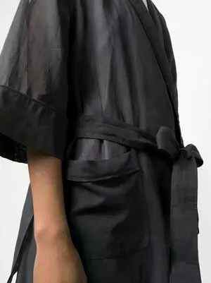 Brunello Cucinelli Cotton Kimono With Monili Embellishment