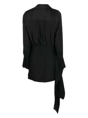 Gauge81 Gravia Draped Silk Mini Dress