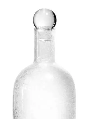 LOUISE ROE Bubble Glass Tall Carafe