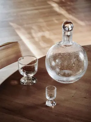 LOUISE ROE Bubble Glass Carafe