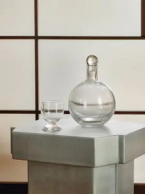 LOUISE ROE Bubble Glass Carafe