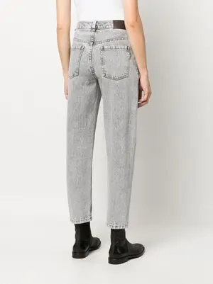 Brunello Cucinelli High-rise Tapered Jeans