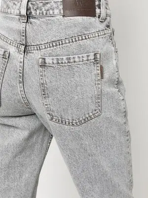 Brunello Cucinelli High-rise Tapered Jeans