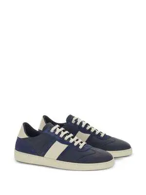 FERRAGAMO Logo-debossed Leather Sneakers