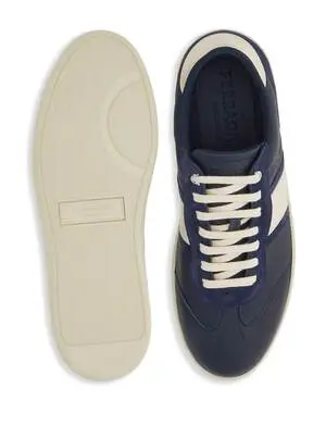 FERRAGAMO Logo-debossed Leather Sneakers