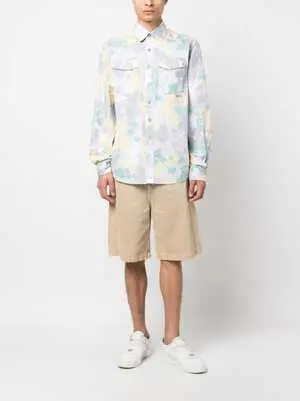 OBJECTS IV LIFE Graphic-print Long-sleeved Shirt
