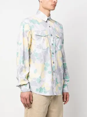 OBJECTS IV LIFE Graphic-print Long-sleeved Shirt