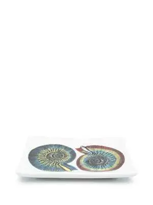 FORNASETTI Giro Di Conchiglie Porcelain Ashtray - White