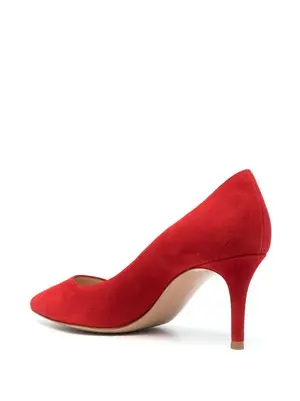 GIANVITO ROSSI 70mm Pointed-toe Pumps - Red