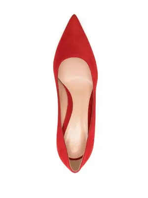 GIANVITO ROSSI 70mm Pointed-toe Pumps - Red