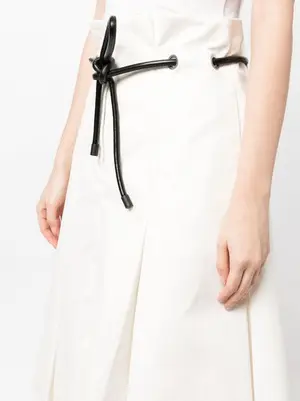 3.1 Phillip Lim Origami High-waisted Midi Skirt - White