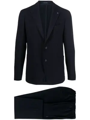 Tagliatore Single-breasted Textured Suit