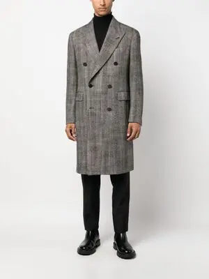 Tagliatore Double-breasted Coat - Black