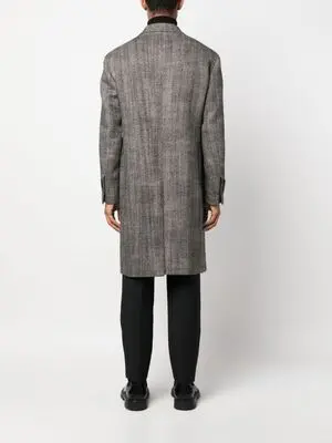 Tagliatore Double-breasted Coat - Black