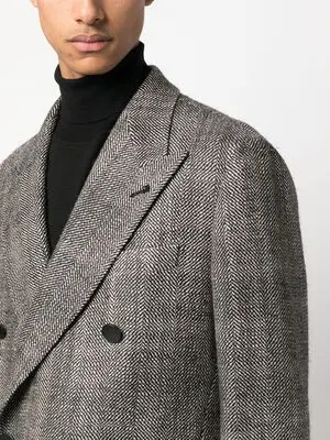 Tagliatore Double-breasted Coat - Black