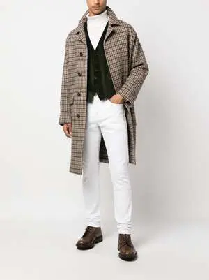 Tagliatore Houndstooth-pattern Coat