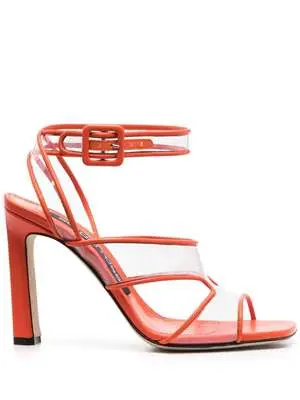 SERGIO ROSSI Sr Lunettes 100mm Open-toe Sandals