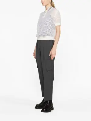 Brunello Cucinelli Polo-collar Knitted Top
