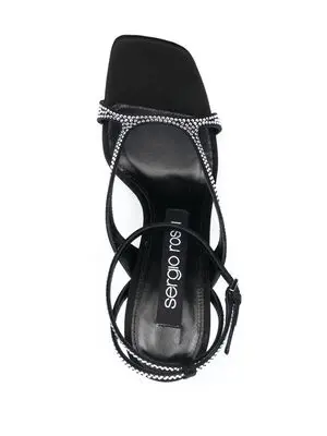 SERGIO ROSSI Sr Aracne 100mm Crystal-embellished Sandals