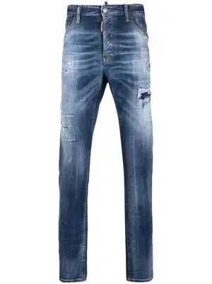 Dsquared2 Slim-fit Distressed-finish Jeans