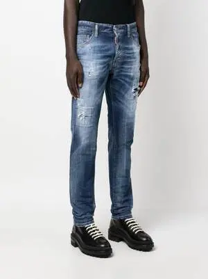 Dsquared2 Slim-fit Distressed-finish Jeans