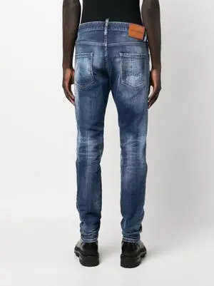 Dsquared2 Slim-fit Distressed-finish Jeans