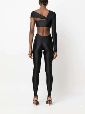 Gcds Logo-chain One-shoulder Jumpsuit