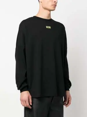 Gcds Long-sleeved Logo-print T-shirt