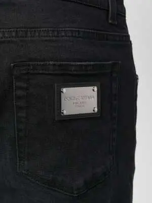 Dolce & Gabbana Mid-rise Skinny Jeans - Black