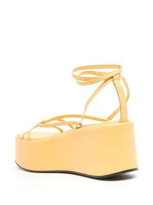 ATP ATELIER Nole 80mm Leather Platform Sandals
