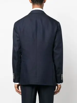 Brunello Cucinelli Double-breasted Linen Blazer