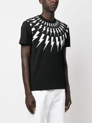 Neil Barrett Graphic-print Cotton T-shirt