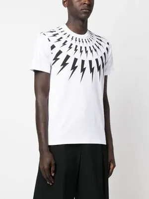 Neil Barrett Graphic-print Cotton T-shirt