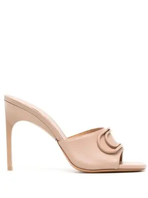 Off-White Pop Paperclip High Heel Sandals