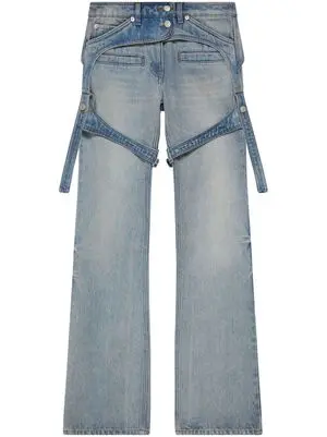 COURREGES Racer Denim Trousers