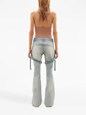 COURREGES Racer Denim Trousers